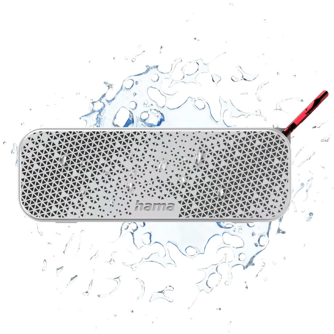 Hama PowerBrick 2.0 Bluetooth® Splashproof Loudspeaker - white