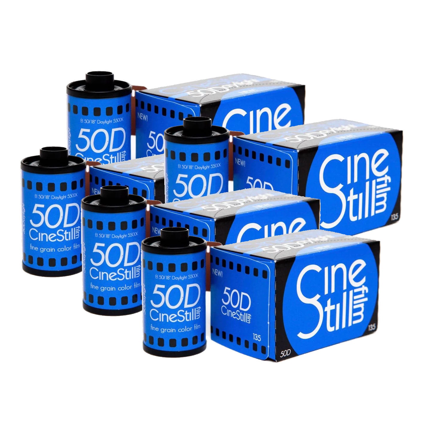 CineStill Xpro 50 Daylight C-41 135/36 Exposure Film - 5 Pack