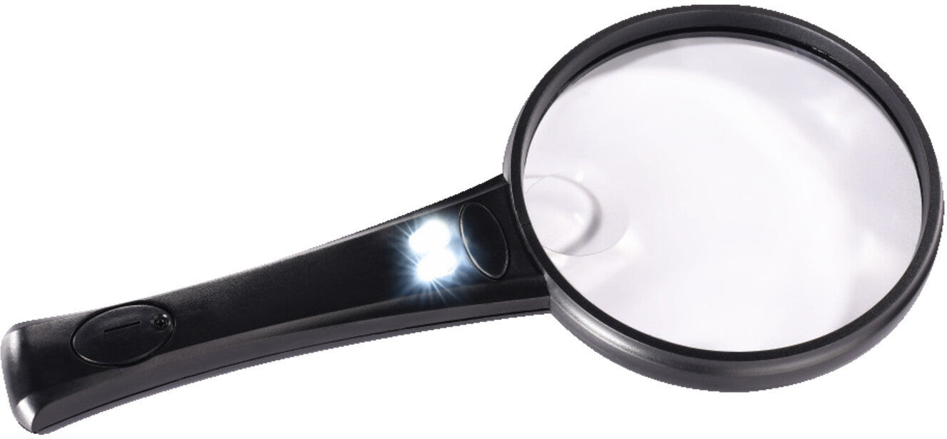 Hama Basic 90 LED Magnifier 4x Black